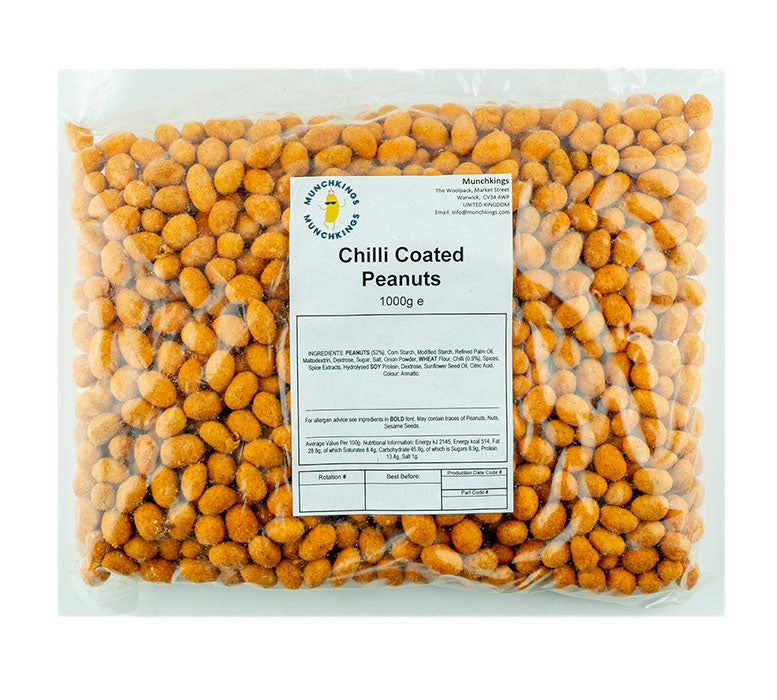 Chilli Coated Peanuts– Munchkings UK